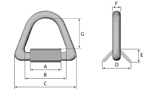 Weldable lashing points | Certex Lithuania