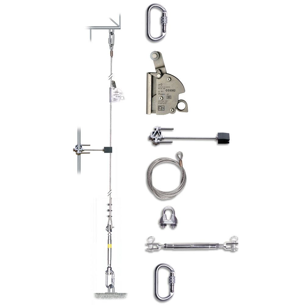 Complete Ladder Safety, safety wire 15 meter | Certex Lithuania